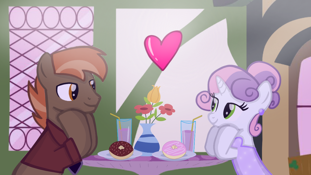 Mlp Button Mash And Sweetie Belles Date By Mlplary6 On Deviantart