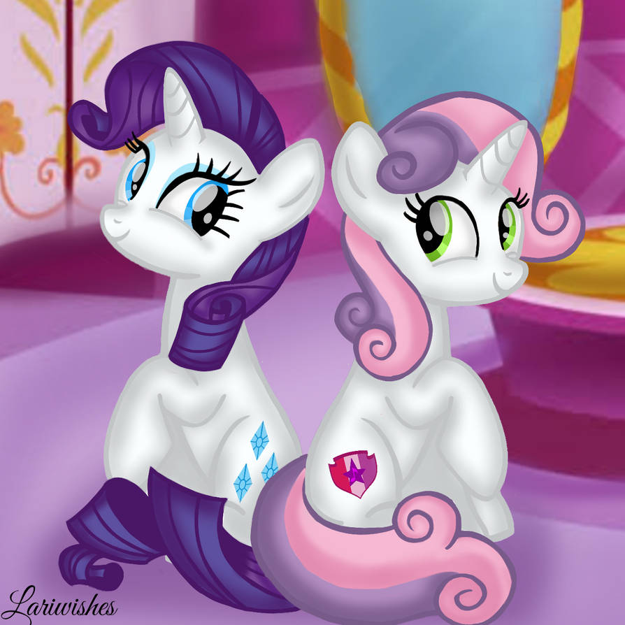 Rarity And Older Sweetie Belle By Mlplary6 On Deviantart
