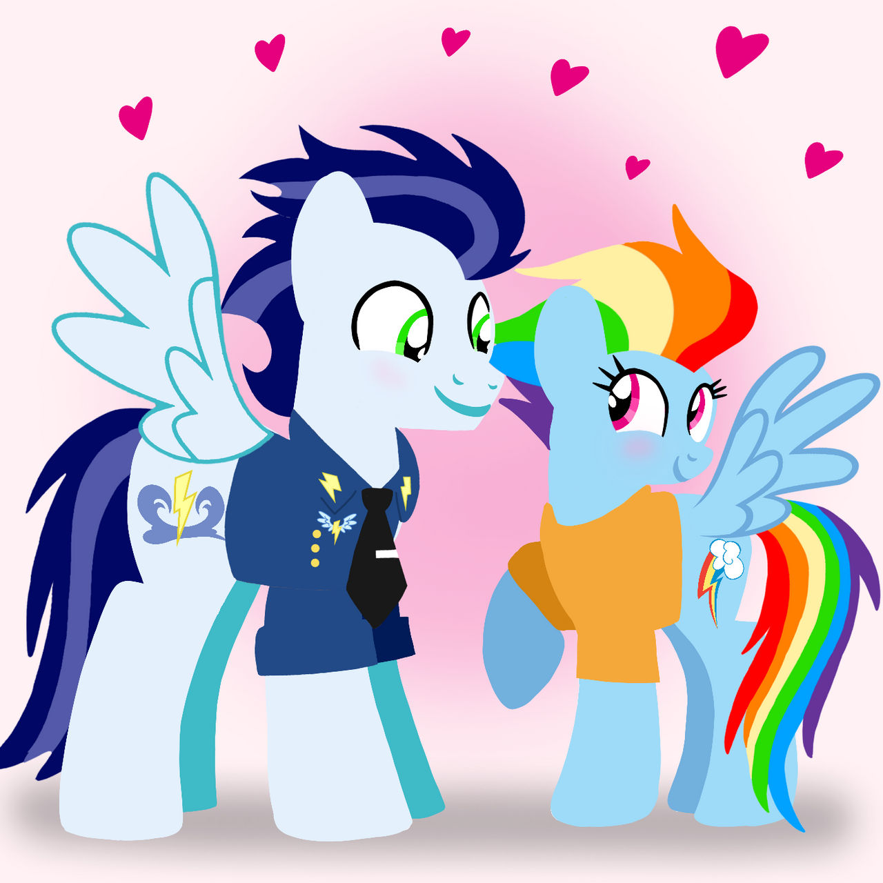 Rainbow Dash And Soarin Love 16 Older By Mlplary6 On Deviantart