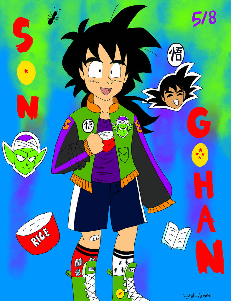 Son Gohan Casual Clothes By Matchasmoothii63 On Deviantart