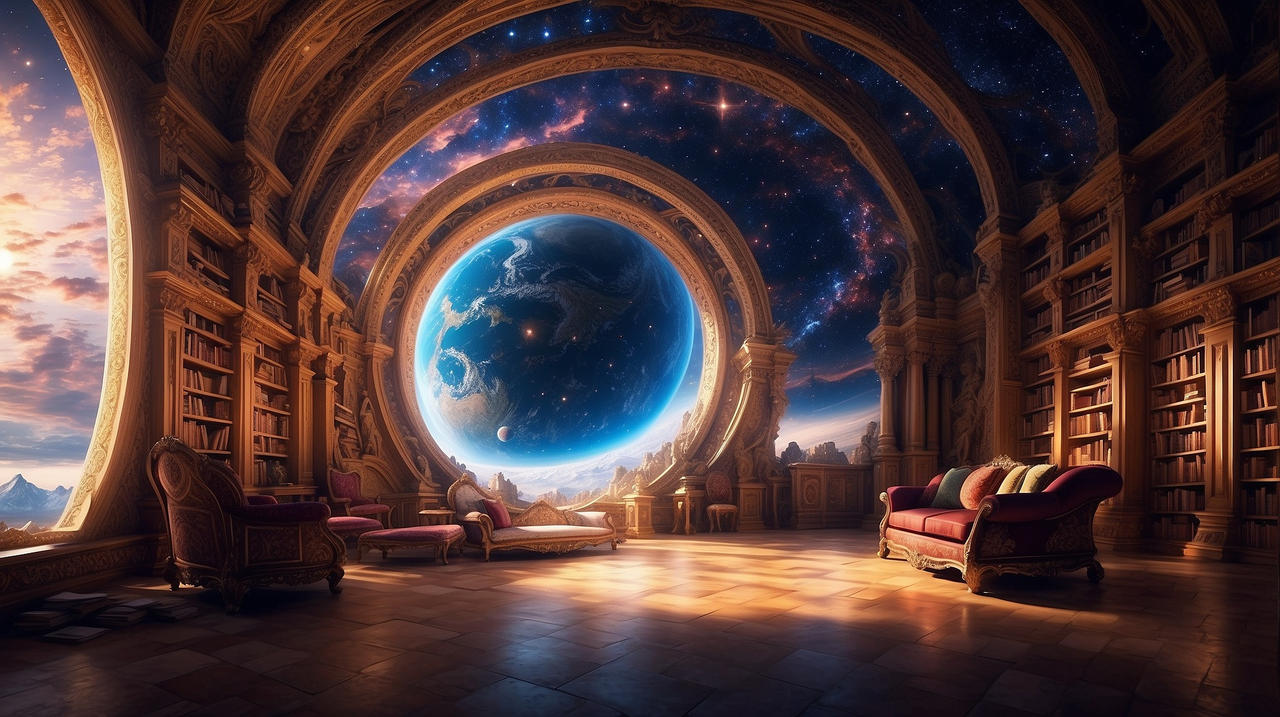 Astral Library By Vestesta On Deviantart