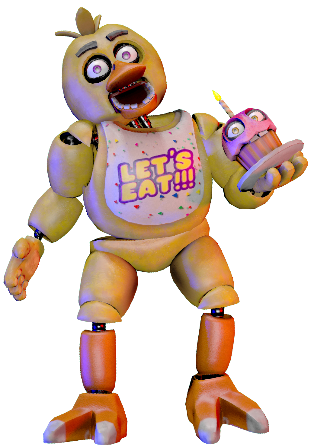 Fnaf Ar Chica Render By Darealccc On Deviantart