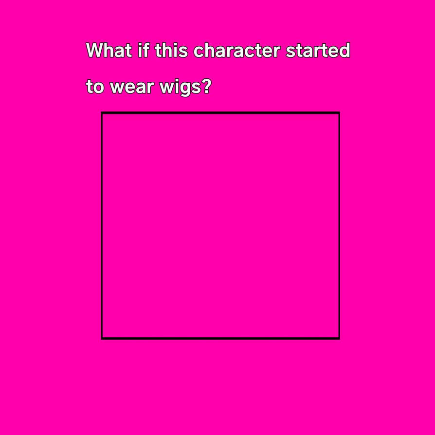 Character Wearing Wigs Template By Mastuhoscg8845iscool On Deviantart