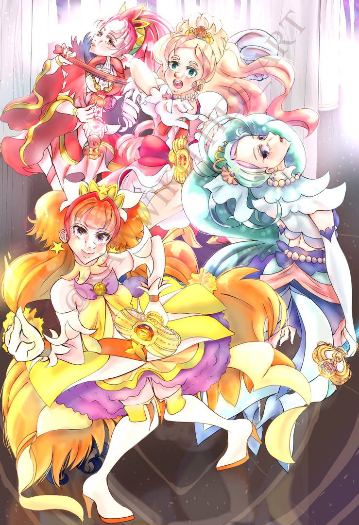 Go Princess Precure Fanart By Kawwikitties On Deviantart