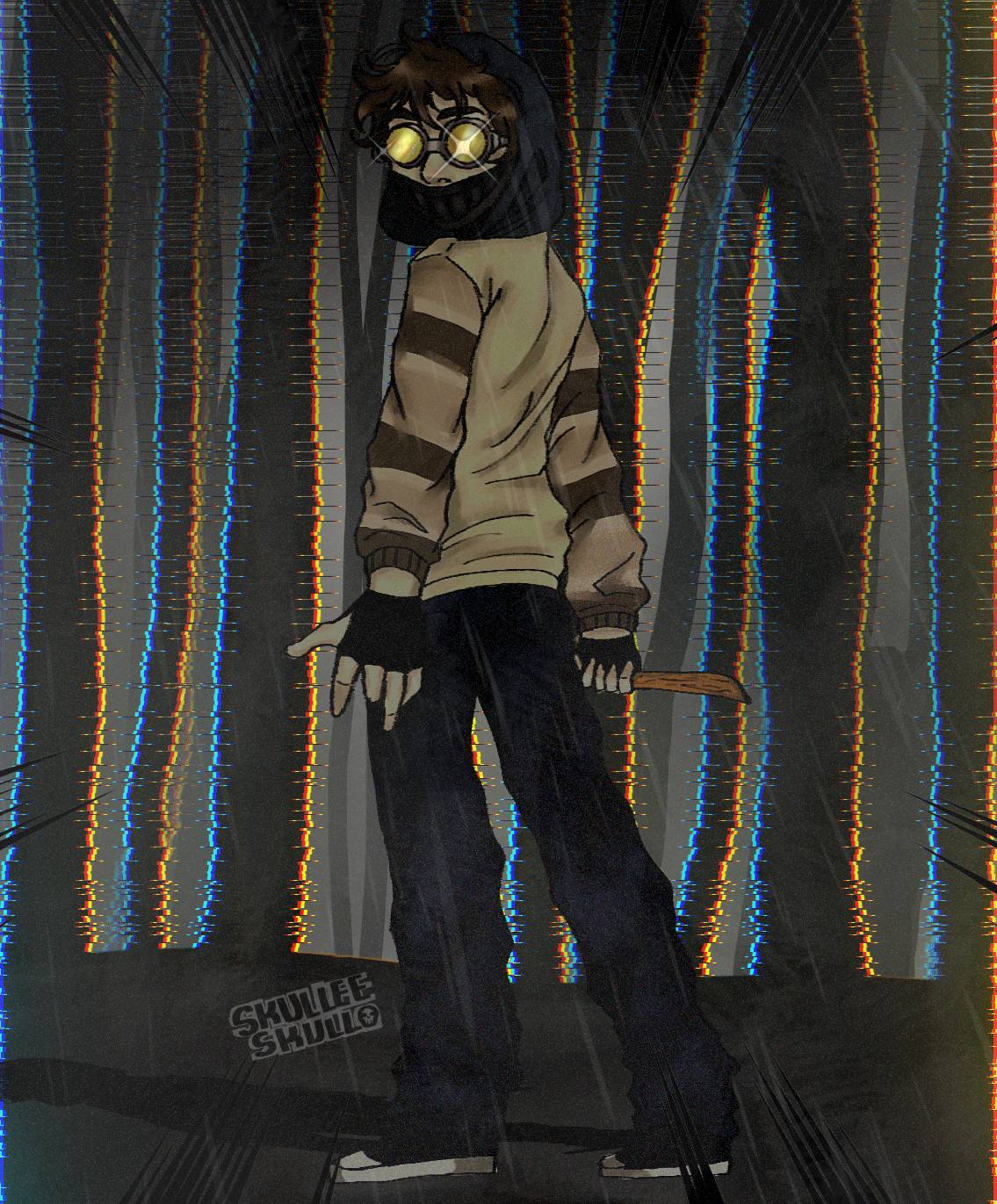 Ticci Toby Fanart By Skulleeskull On Deviantart