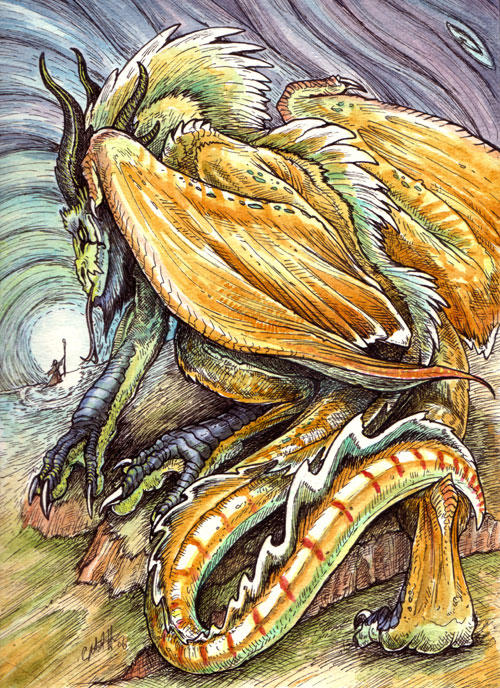 The Gilded Dragon by caramitten on DeviantArt