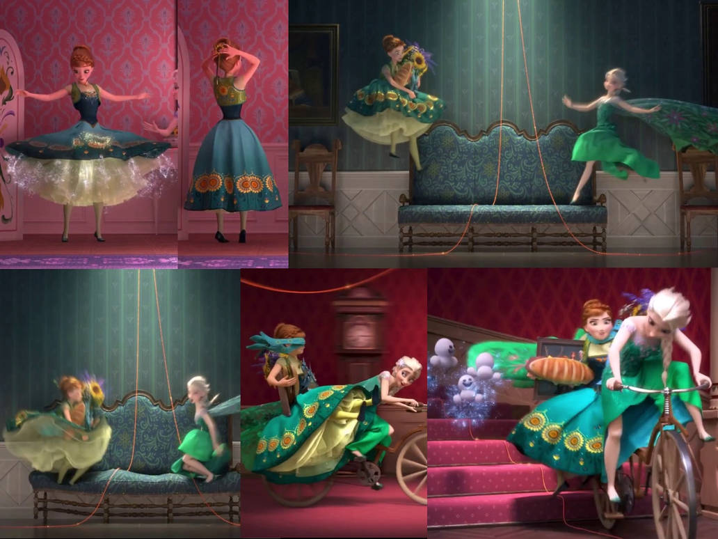 Anna Ft Elsa Frozen Fever 2015 By Bighoopskirts On Deviantart