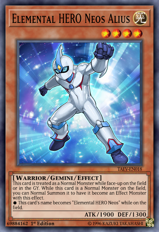 Elemental Hero Neos Alius By Teddystoryteller On Deviantart