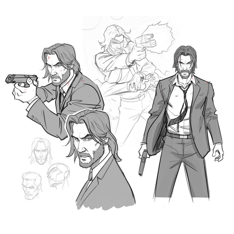 John Wick Tutorial by PatrickBrown on DeviantArt John Wick Tutorial by PatrickBrown on DeviantArt