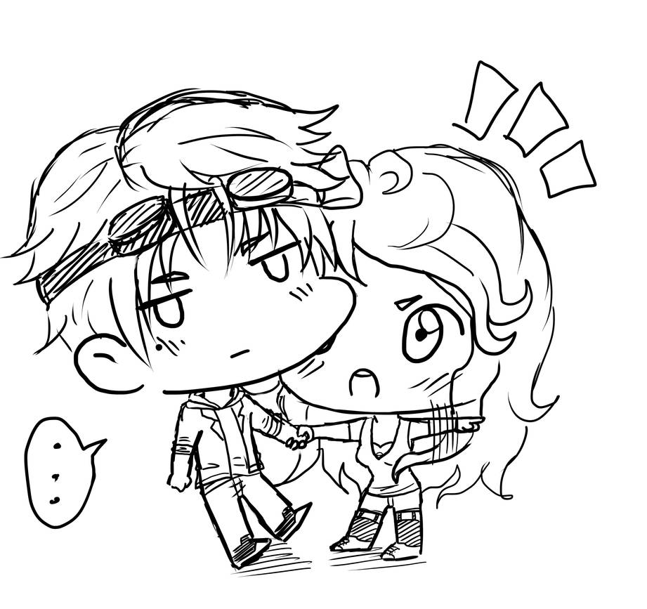 Cedric X Julie Chibi Comision By Maxixus On Deviantart