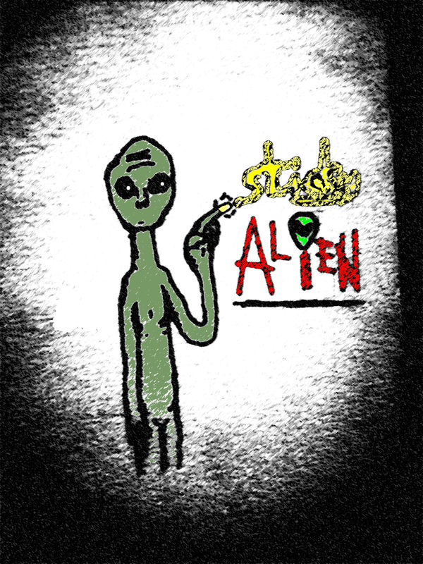Sticky Alien By Lilblackenedbunny On Deviantart