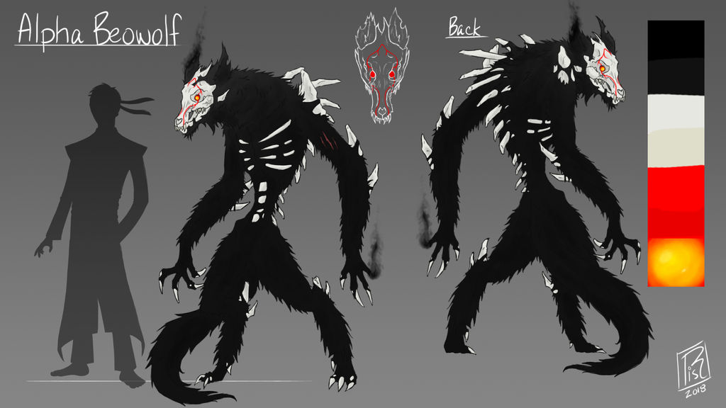 Rwby Grimm Concept Beowolf Alpha Remastered By Risgord On Deviantart