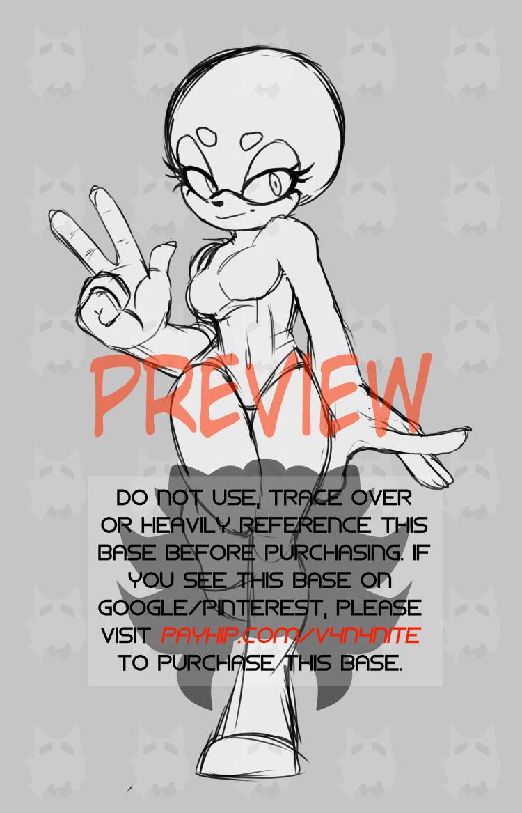 P2u Female Sonic Base By V4n4nite On Deviantart