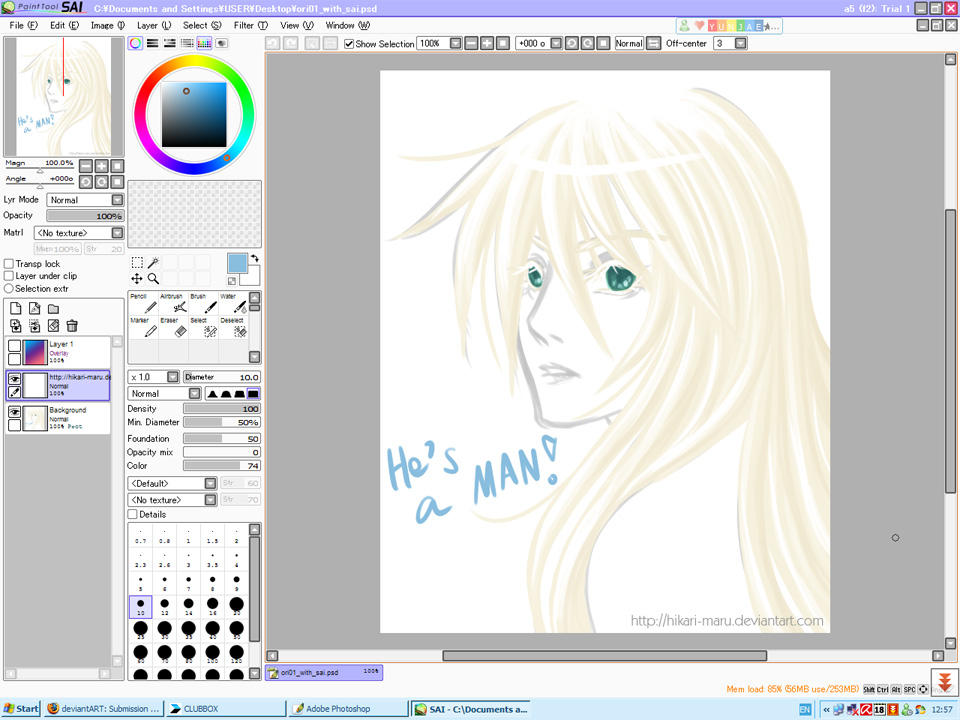 Paint Tool SAI Testing by hikari-maru on DeviantArt Paint Tool SAI Testing by hikari-maru on DeviantArt