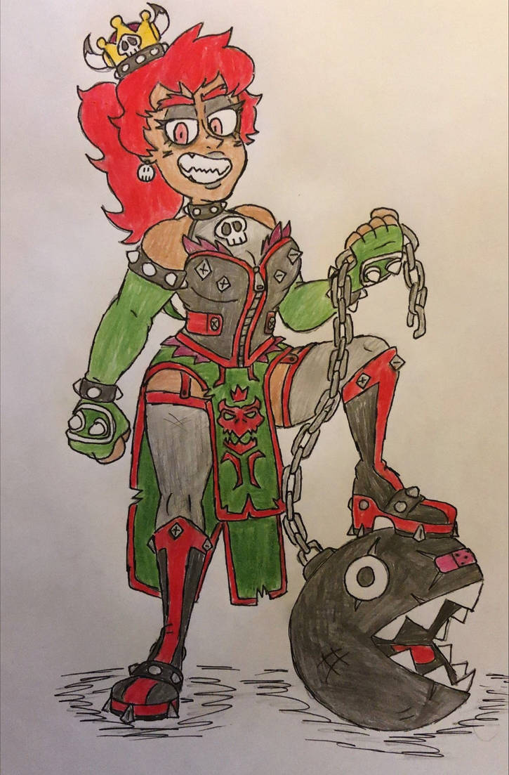 Queen Bowser By Hellsancomics On Deviantart
