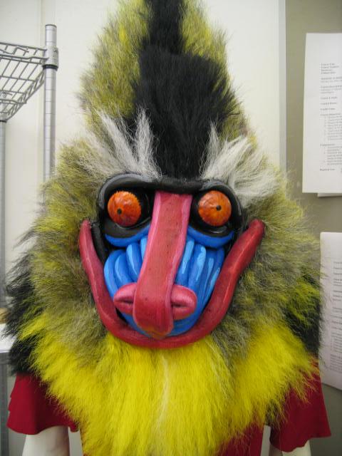 baboon mask by RabbitMeatVendor on DeviantArt