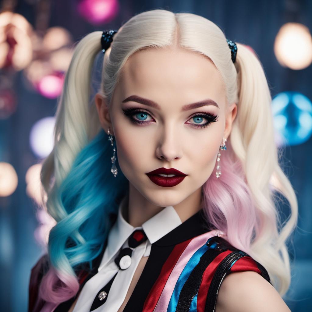 Dove Cameron As Harley Quinn By Beautifulartsofwoman On Deviantart