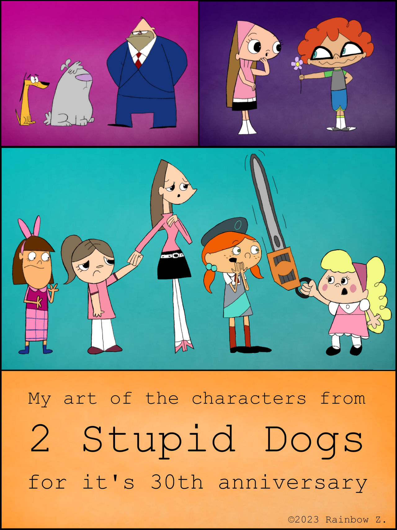 Half one time Characters From Two Stupid Dogs By RZZArts On DeviantArt half-one-time-characters-from-two-stupid-dogs-by-rzzarts-on-deviantart