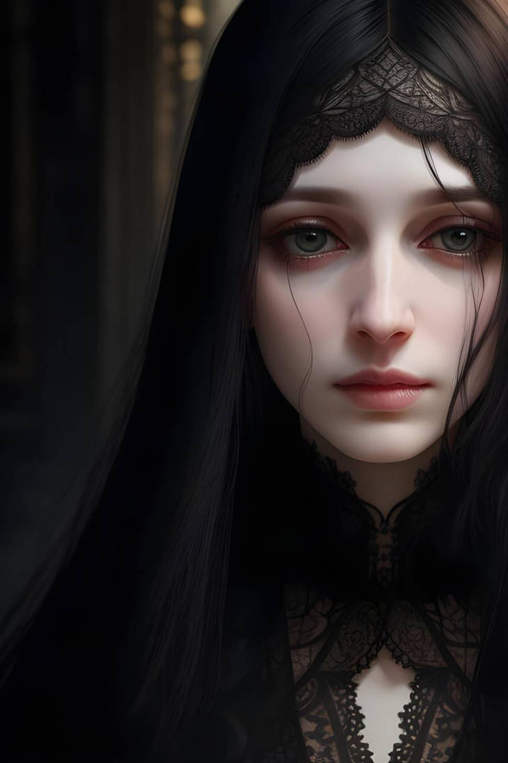 Gothic Beauty 5 Ai By Hauntedvisions On Deviantart