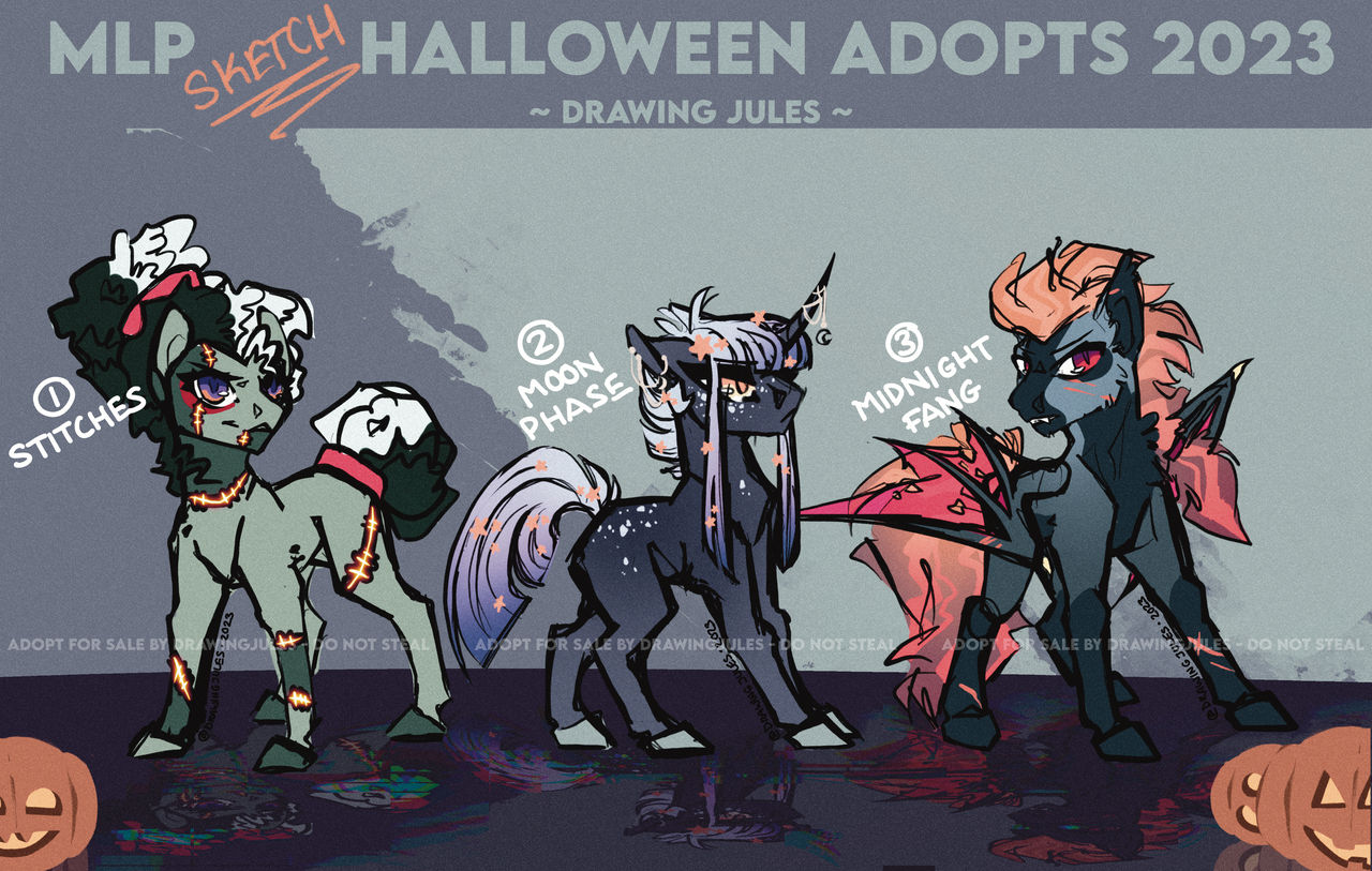 CLOSED - MLP HALLOWEEN ADOPTS 2023 by DrawingJules on DeviantArt CLOSED - MLP HALLOWEEN ADOPTS 2023 by DrawingJules on DeviantArt