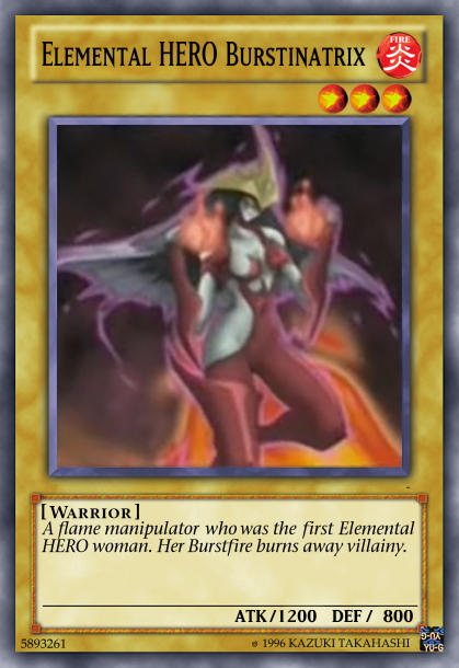 Elemental Hero Burstinatrix Anime Artwork By Pokemonbossyt On Deviantart