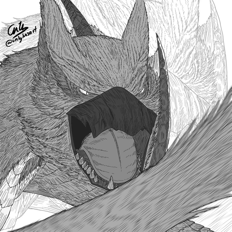 Nargacuga By Onlyhasart On Deviantart