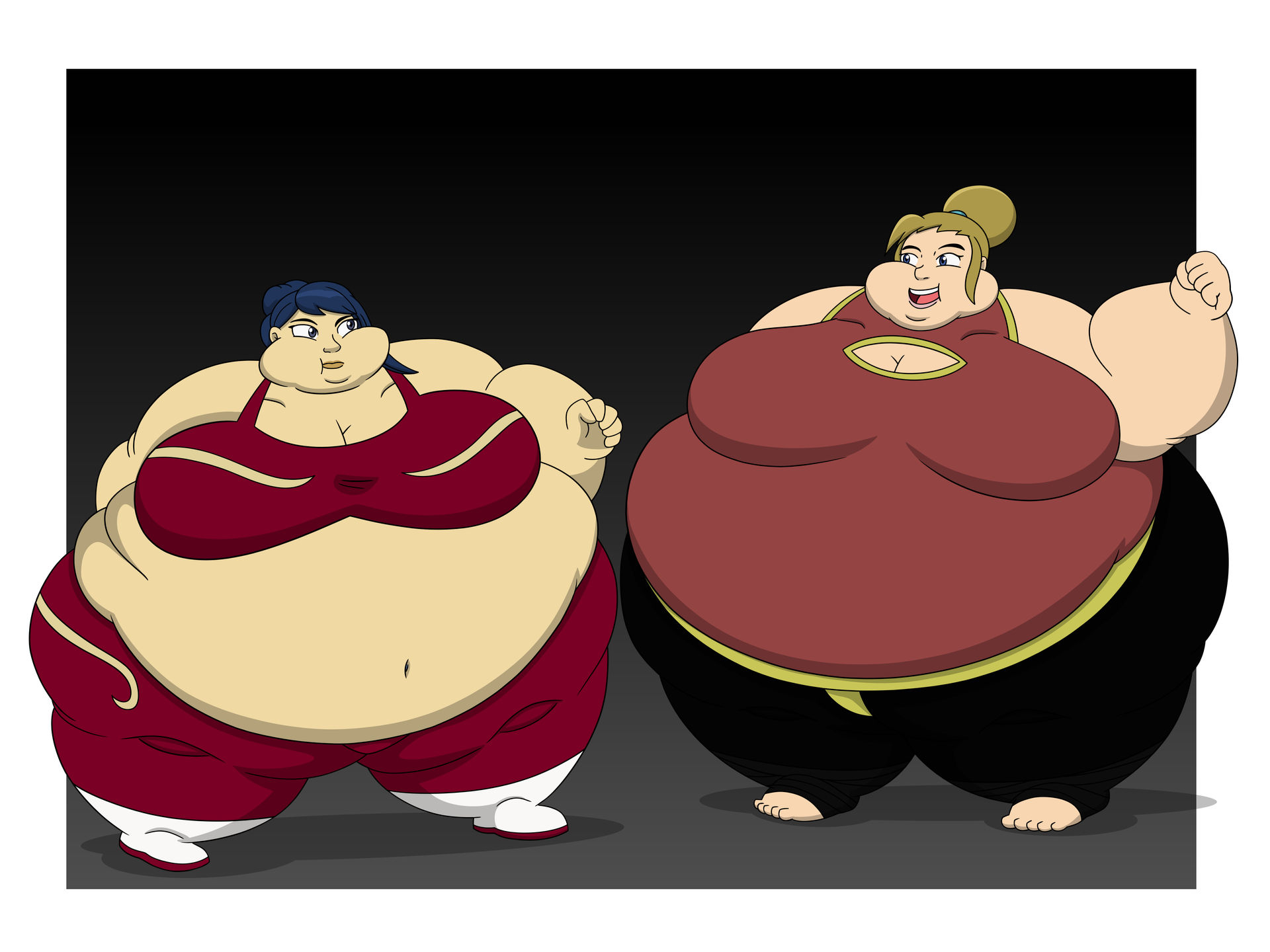 Com Chikako And Sumo Princess By Mgnvfan On Deviantart