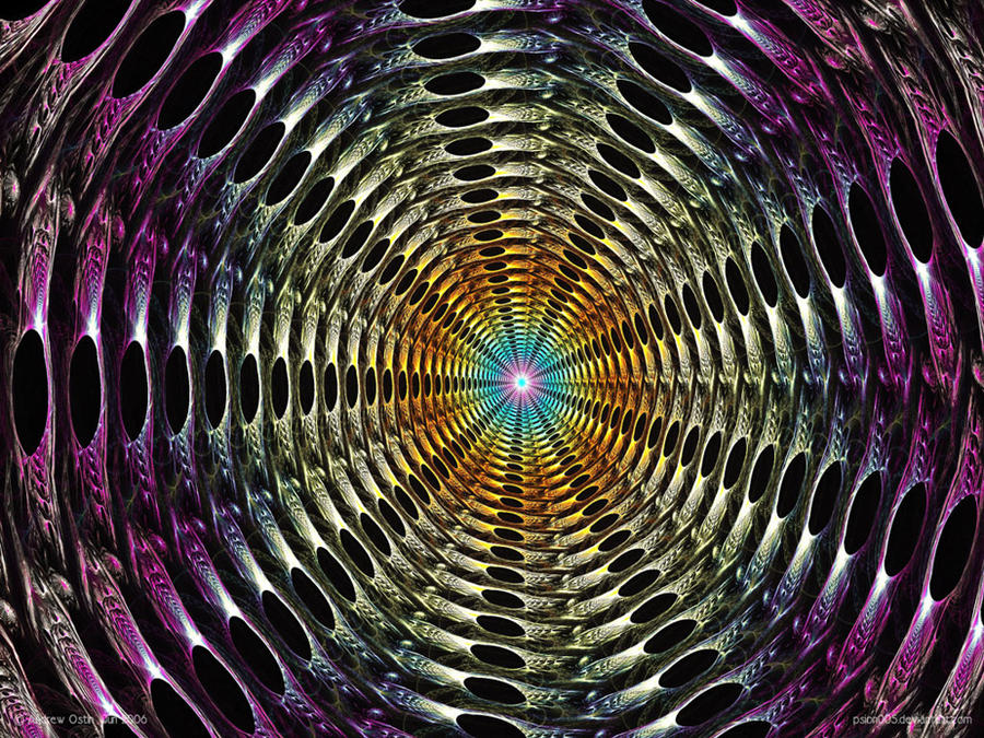 Psychedelic Tunnel by psion005 on DeviantArt