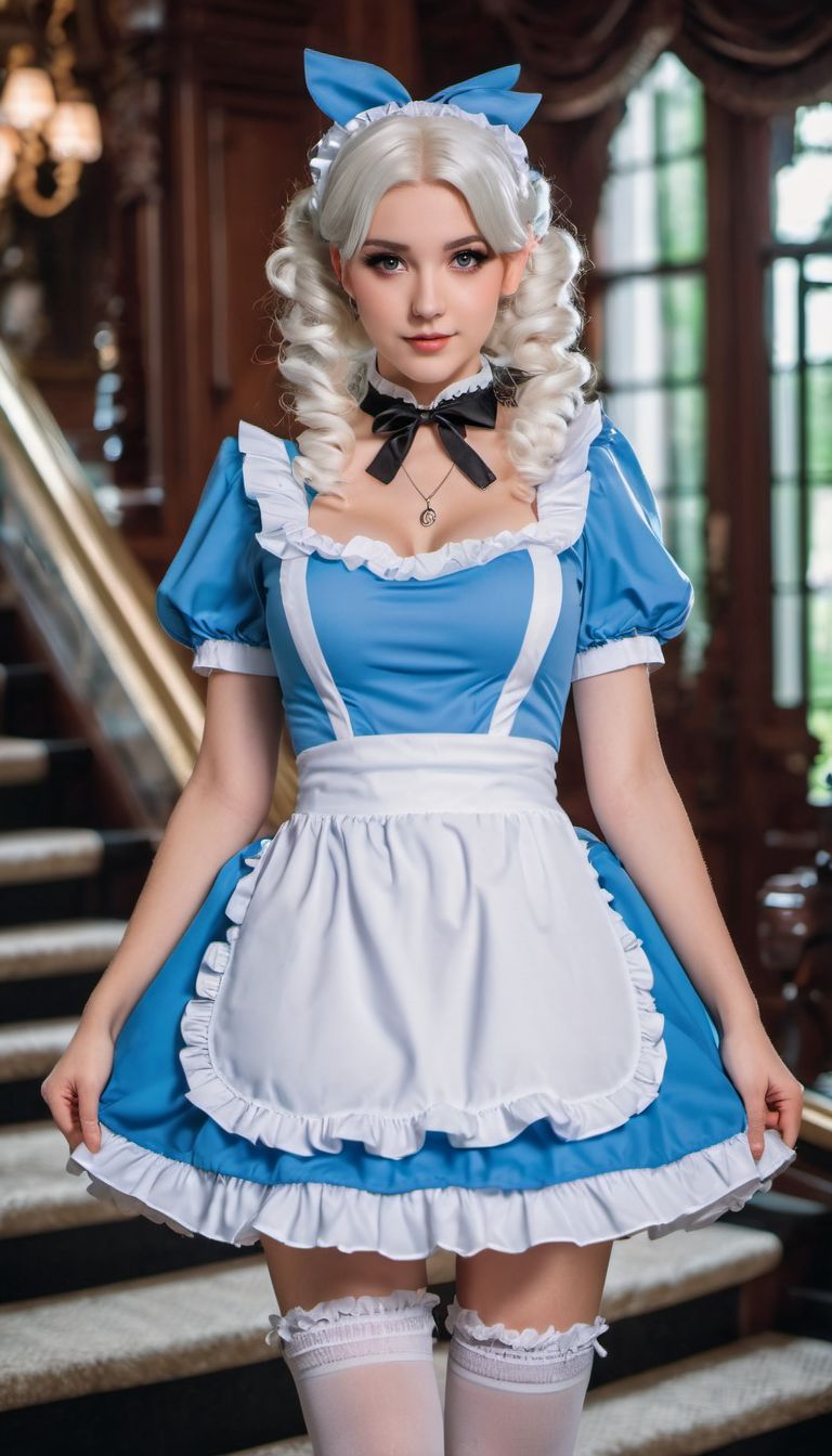 Blue Maid By Penguineggsy On Deviantart
