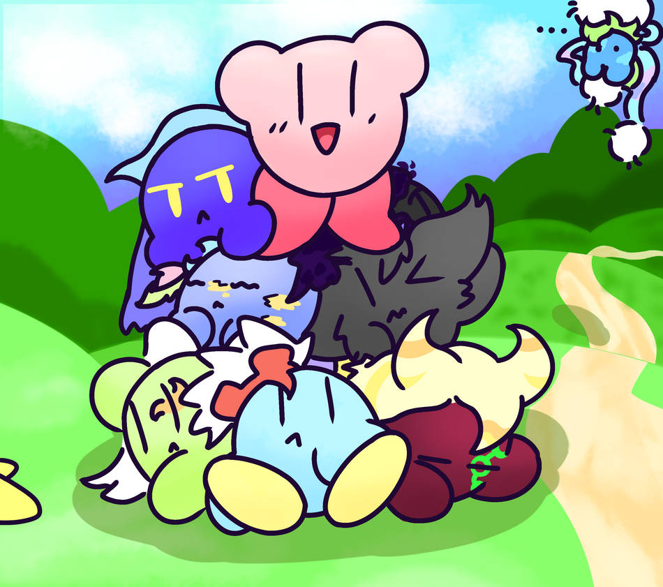 Pile Of Kirbs By Coscloud8art On Deviantart