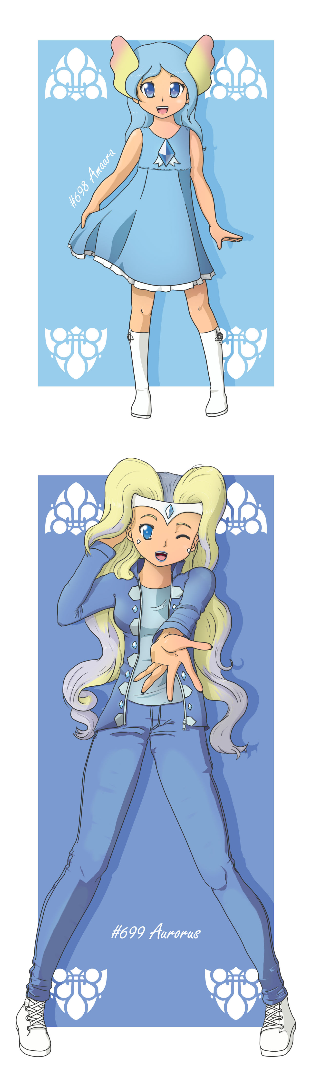 #698 Amaura - #699 Aurorus by Pencilduck on DeviantArt #698 Amaura - #699 Aurorus by Pencilduck on DeviantArt