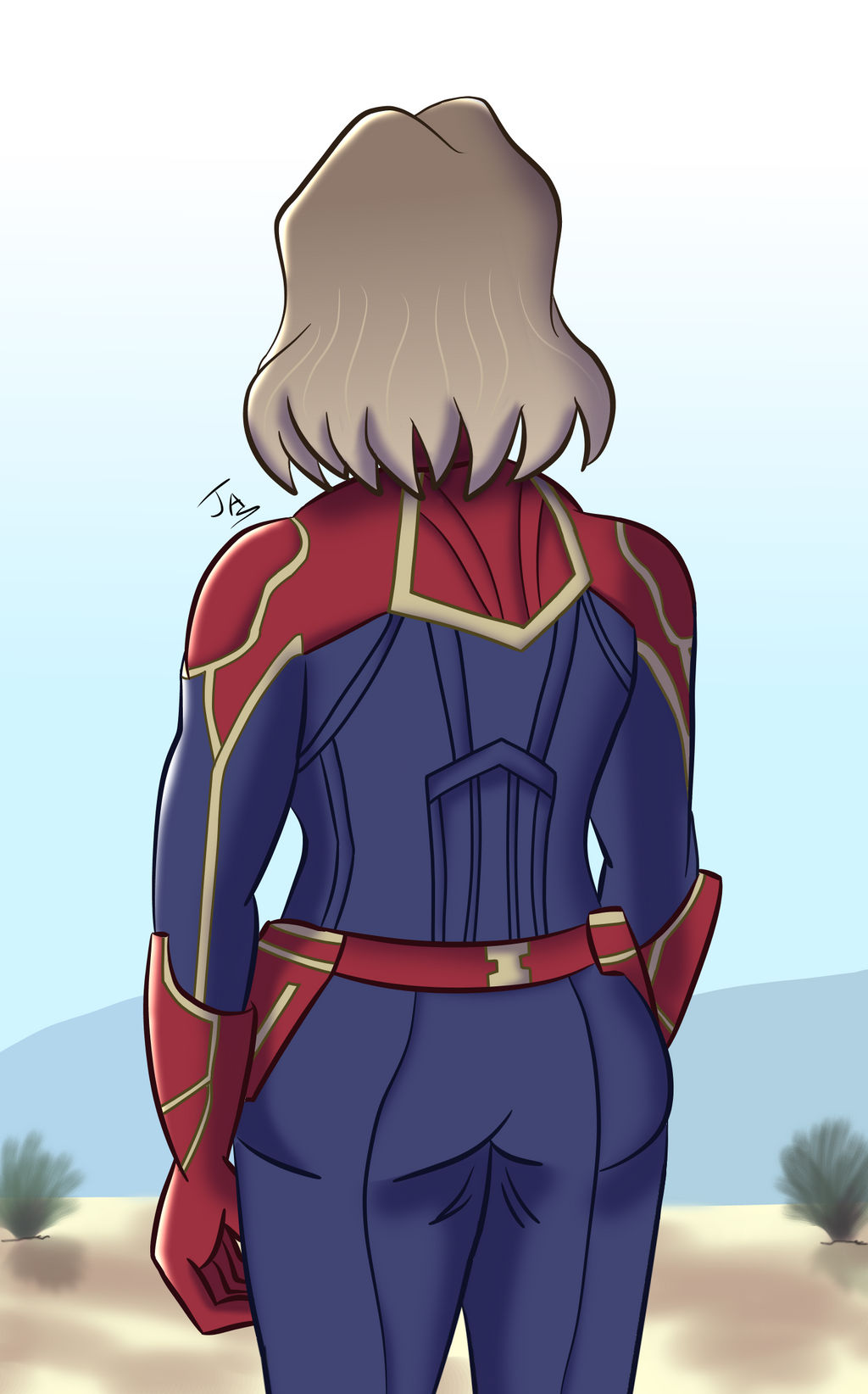 Captain Marvel Booty By Springtrap007 On Deviantart