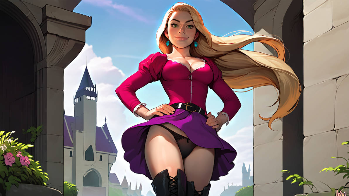 Sexy Rapunzel By Dfallenstars On Deviantart