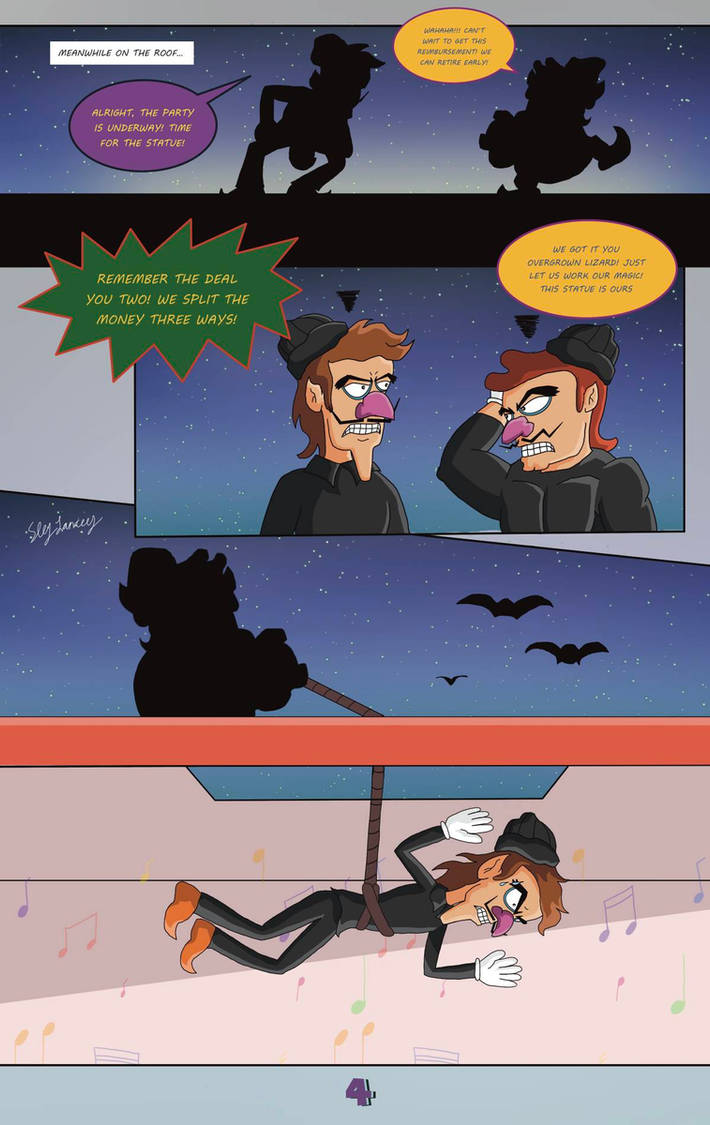 Awkward Waluigi X Rosalina Pg 4 By Lancefreelanceartist On Deviantart