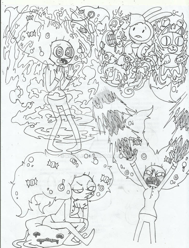 At Candy Queen Sketches By Rogelis On Deviantart