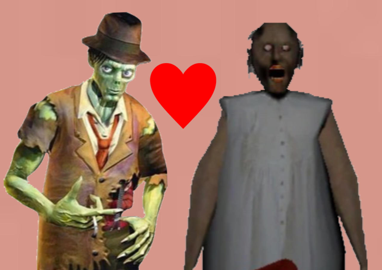 Stubbs The Zombie X Granny By Irirkdkdkdk On Deviantart