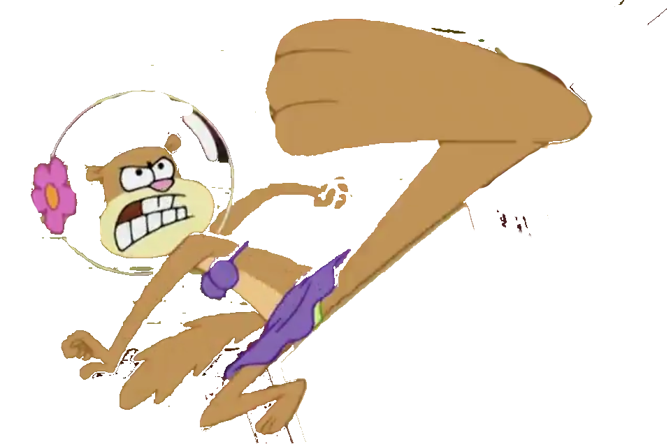 A Sandy Cheeks Foot Kick Pov Vector Png By Irirkdkdkdk On Deviantart