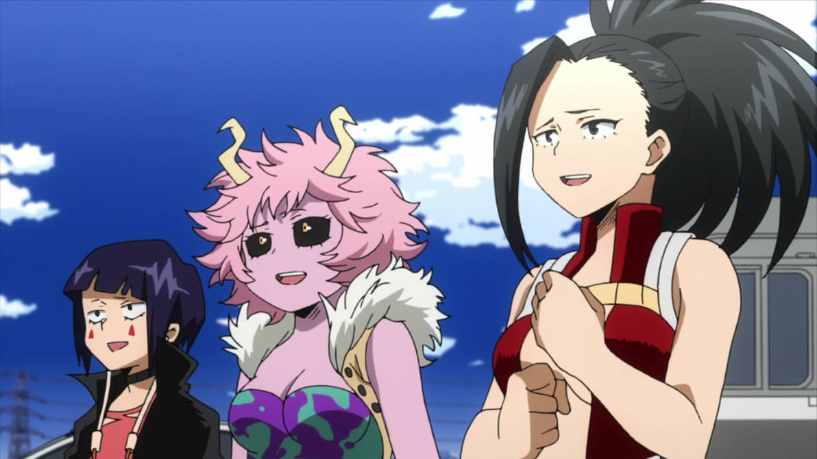 Kyoka Mina And Momo Mha Season 1x13 By Acidwaifu On Deviantart
