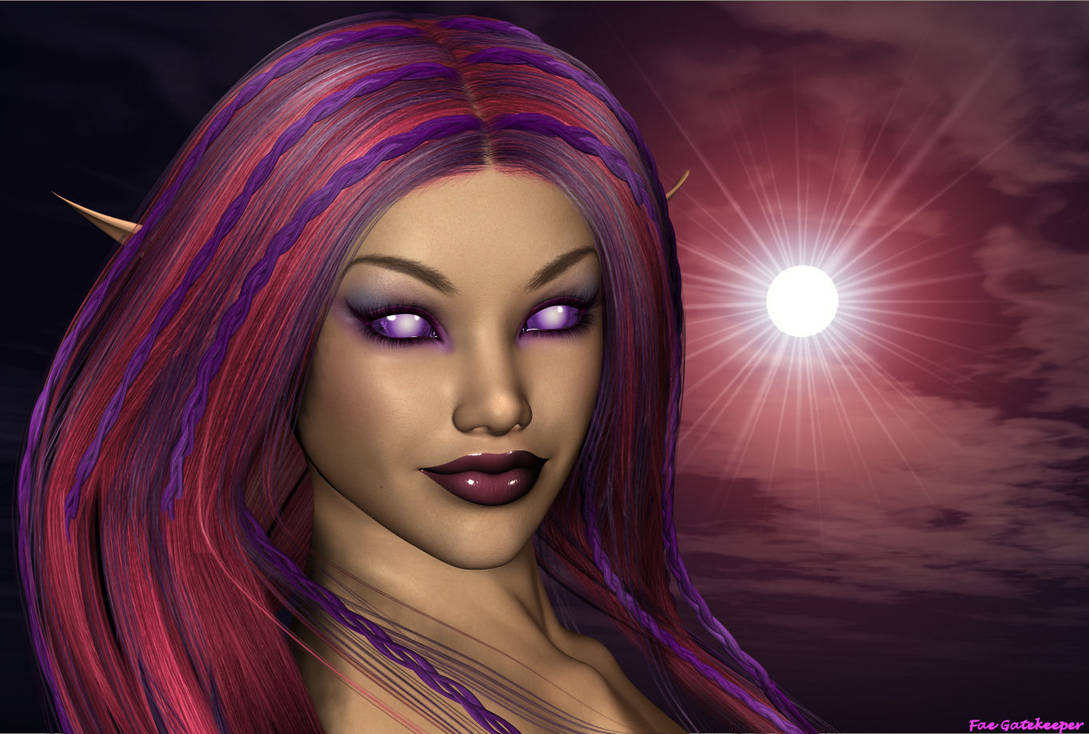 Violet Sun By Faegatekeeper On Deviantart