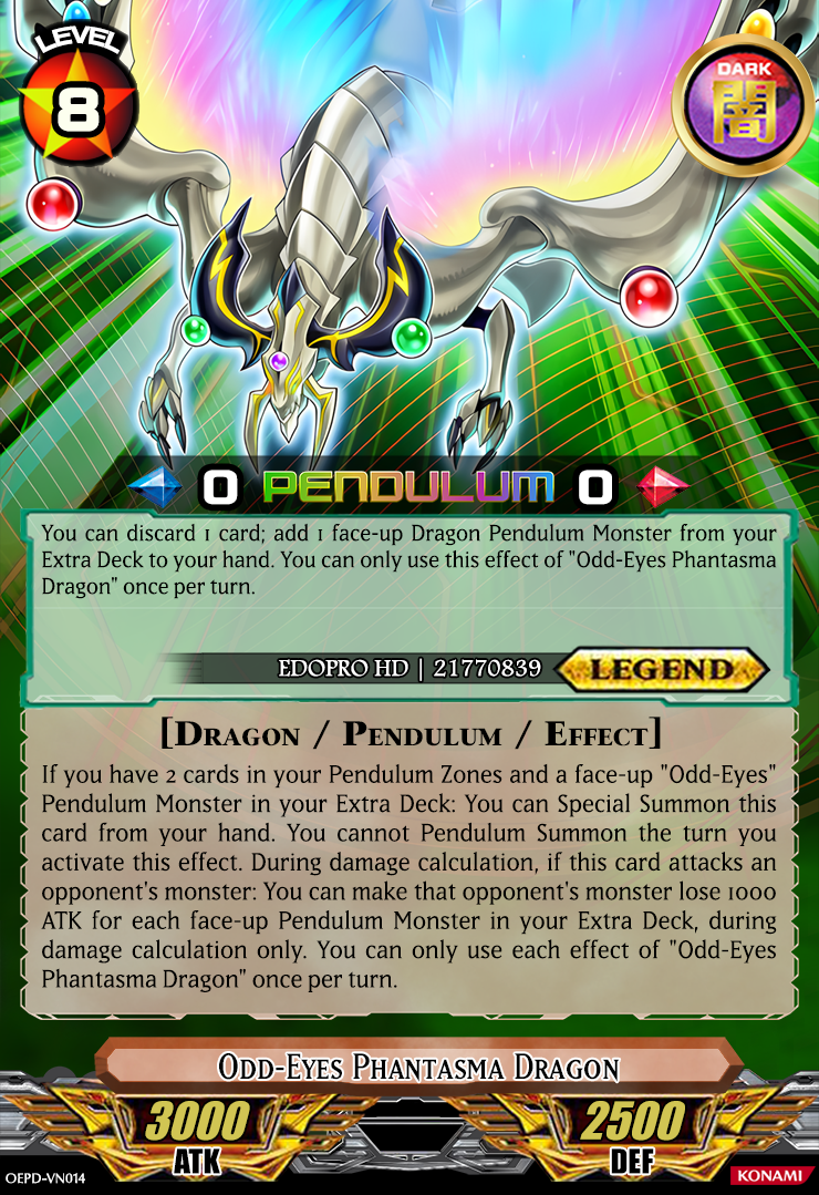 Odd Eyes Phantasma Dragon By Thong3 On Deviantart