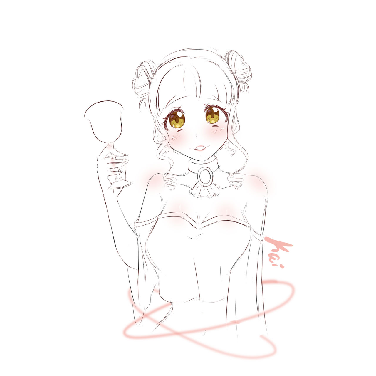 Raise Your Glass Sketch By Kaisech0 On Deviantart