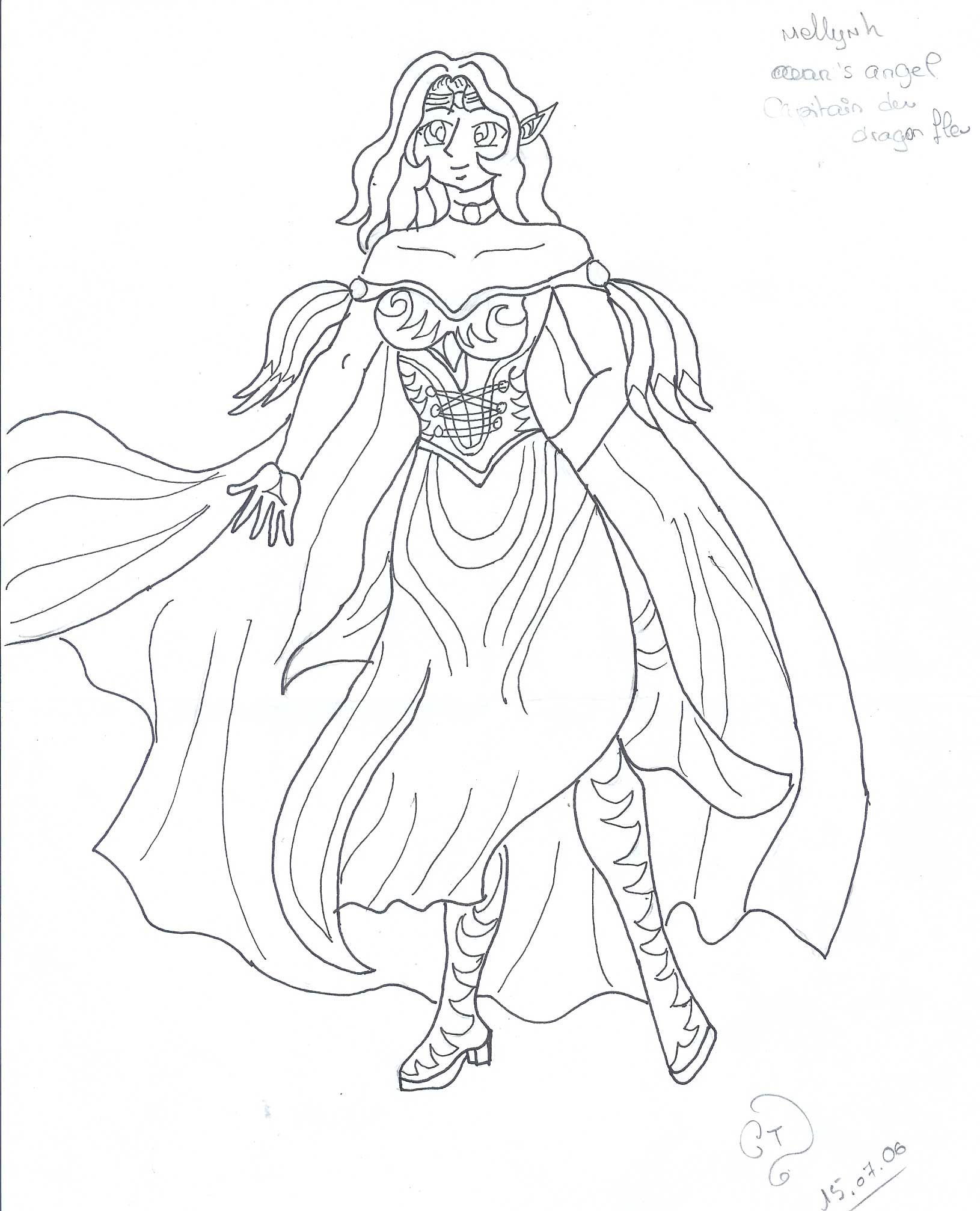 Mell v2 inked by Coratsuki on DeviantArt
