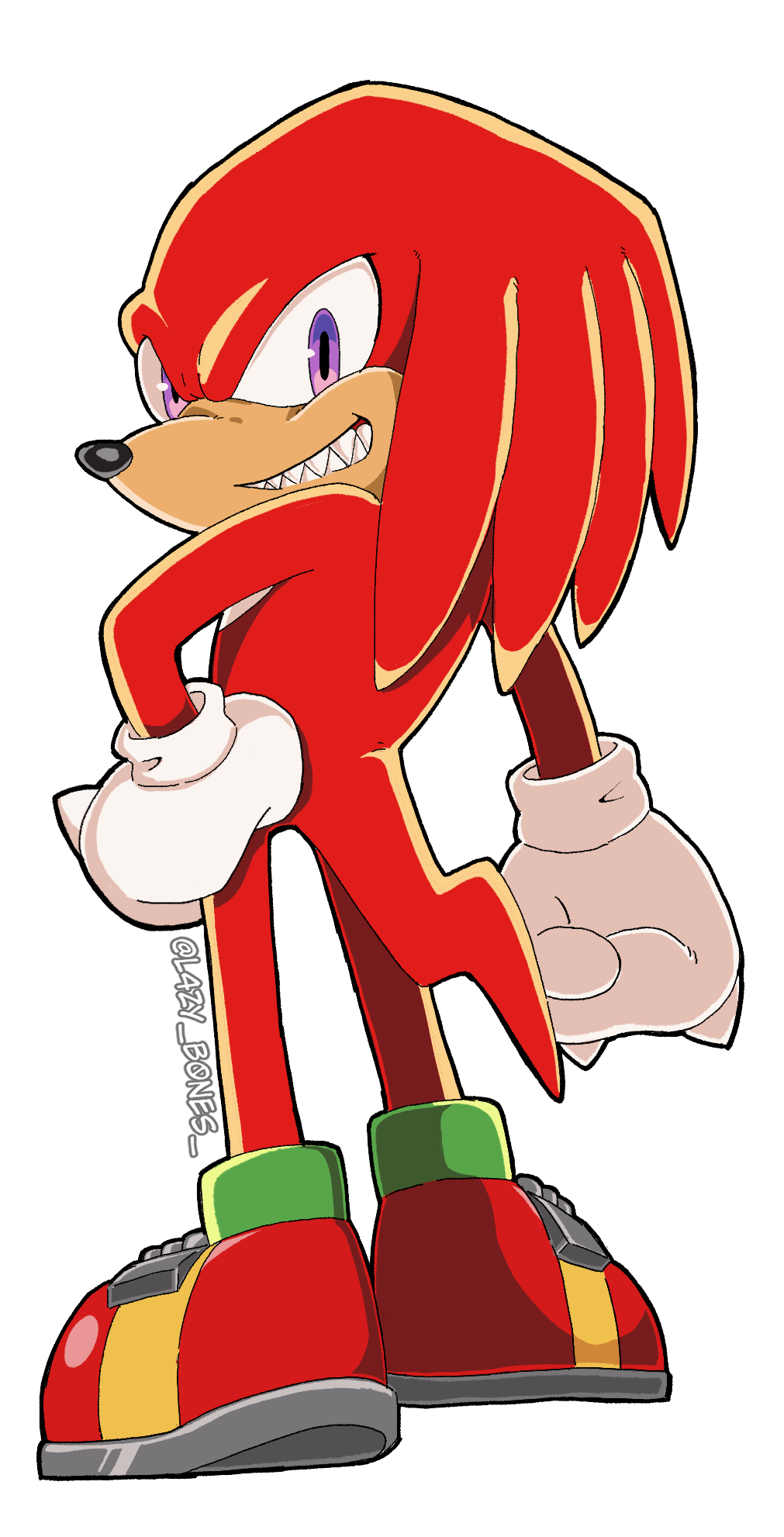 Knuckles The Echidna By Rougedraws On Deviantart