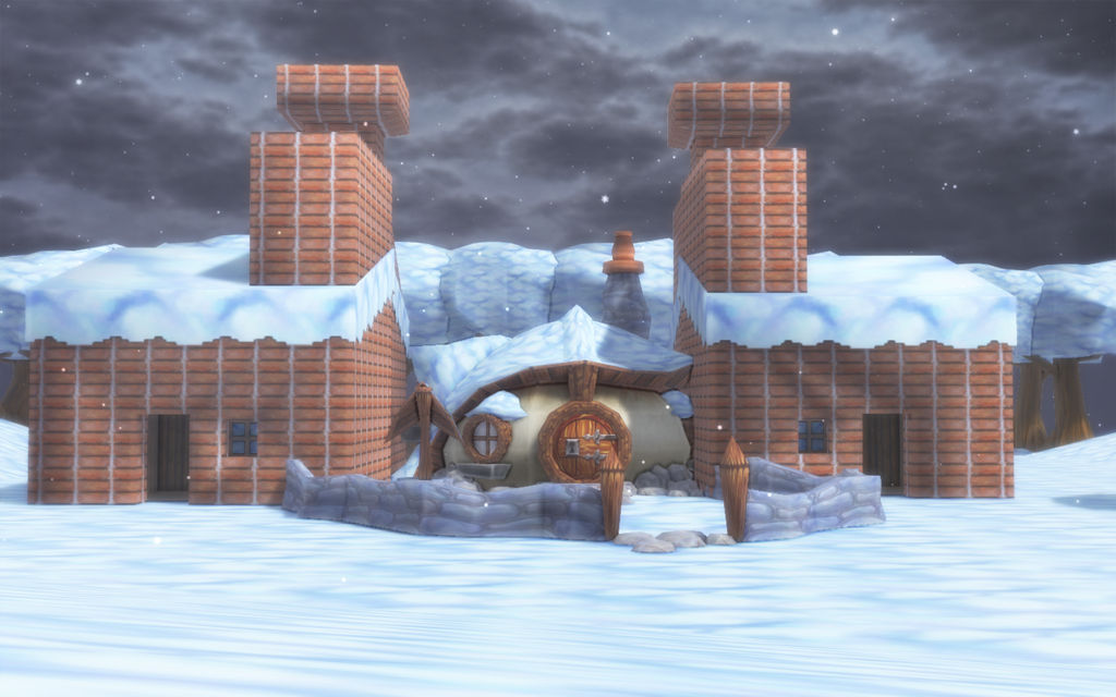Bandicoot House Winter By Ninjawsgaiden On Deviantart