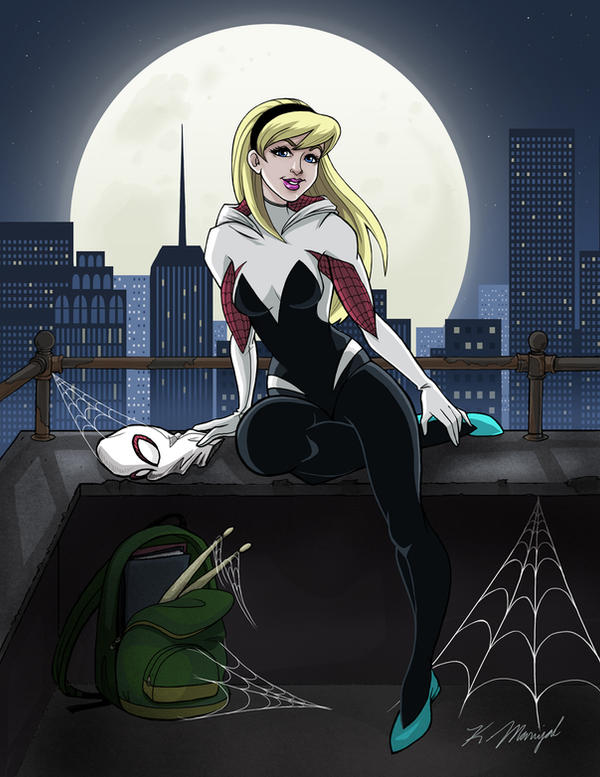 Spider Gwen By Rinnyz On Deviantart