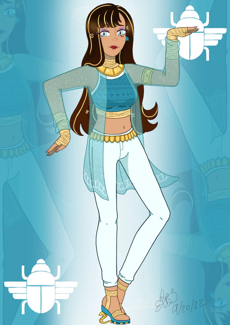 Monster High Cleo De Nile Redesign By Renegaderabbit101 On Deviantart