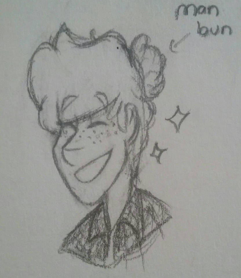 Man Bun By Thehunterfrost On Deviantart