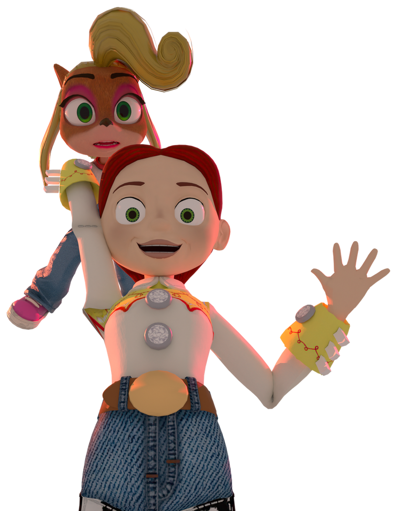 Jessie And Coco Hanging Render By Dawidgolaszewski On Deviantart