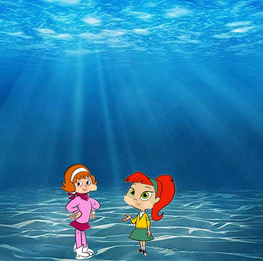 Atomic Betty Barrett And Daphne Underwater By Pierrefabianmario On