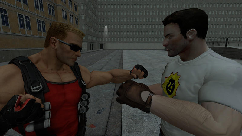 Duke Nukem vs Serious Sam #3 by shinxboy on DeviantArt Duke Nukem vs Serious Sam #3 by shinxboy on DeviantArt